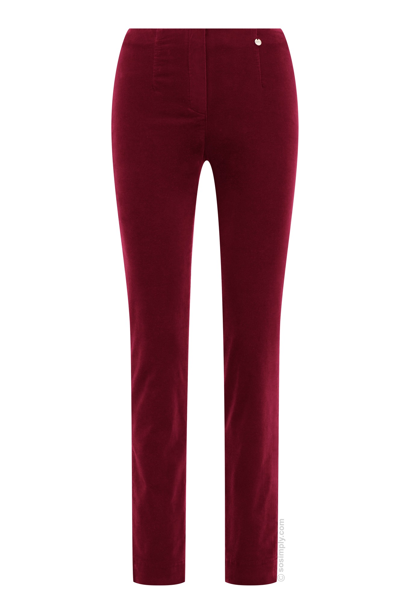 Women's Robell Velvet Trousers - Free UK Delivery | So Simply